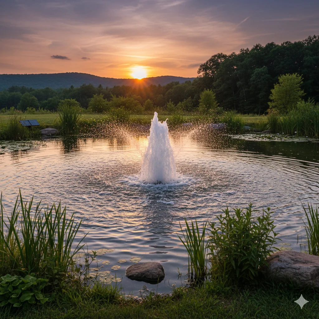 Pond Aeration Benefits for Cleaner, Healthier Pond Water